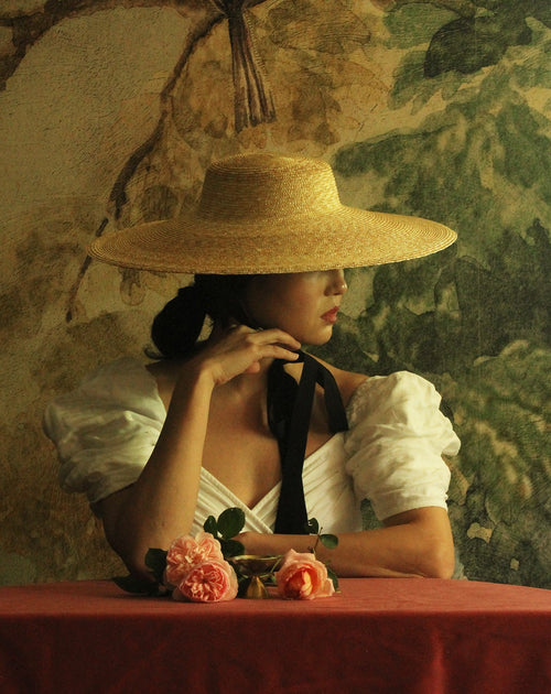 Hat - August 1950's straw hat – Behida Dolić Millinery