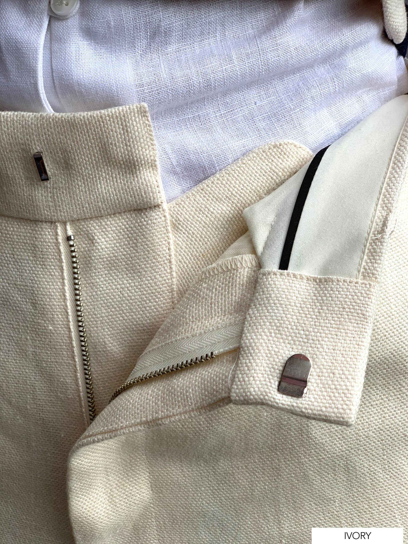 Daphne Pant - Frida Suit Separates - Linen – Behida Dolić Millinery